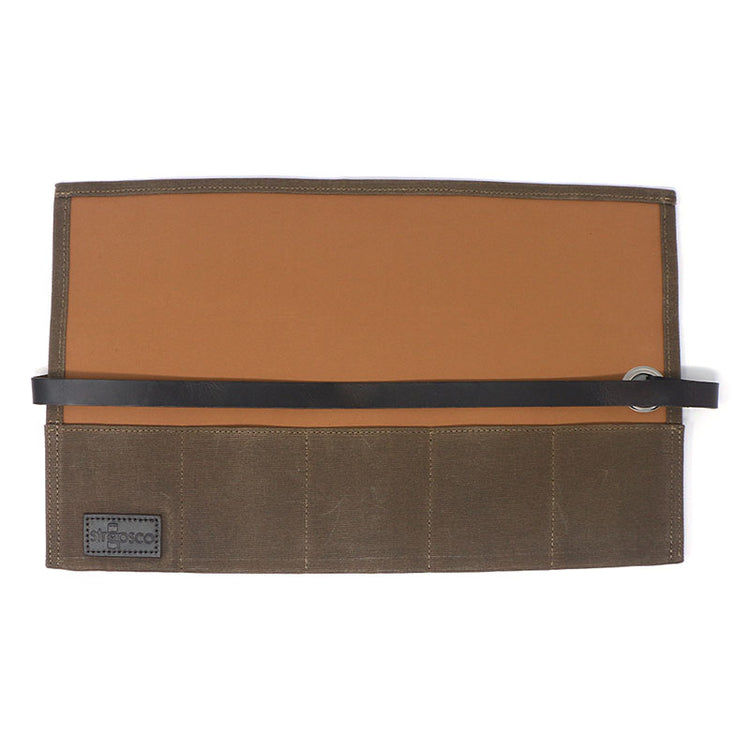 Waxed Canvas Watch Roll for 5 Watches | North Street Watch Co.